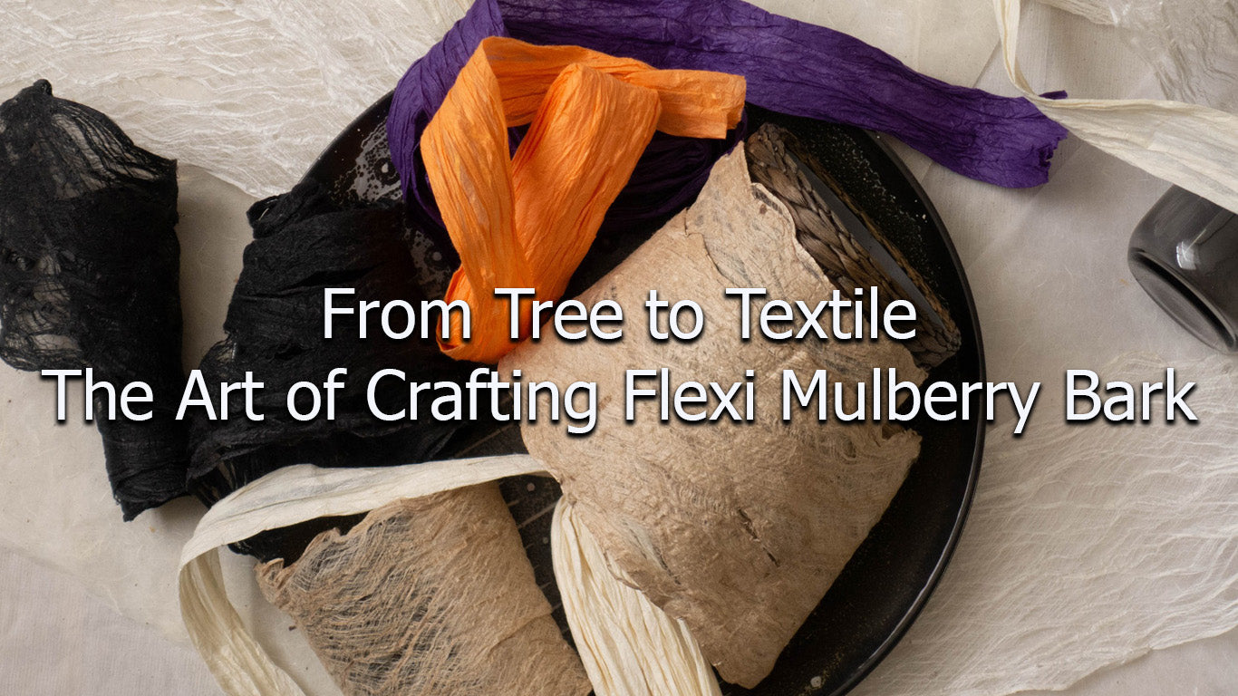 From Tree to Textile: The Art of Crafting Flexi Mulberry Bark – Kozo Studio