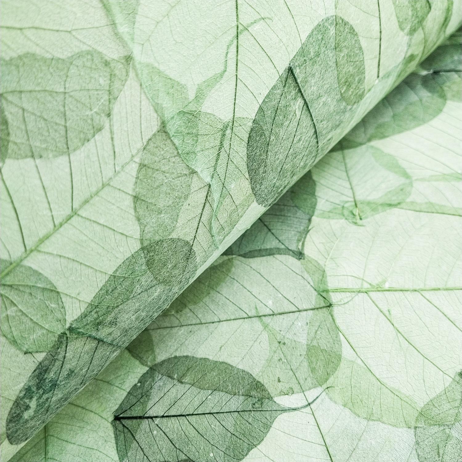Handmade Buddha Leaf Mulberry Paper (Green) – Kozo Studio