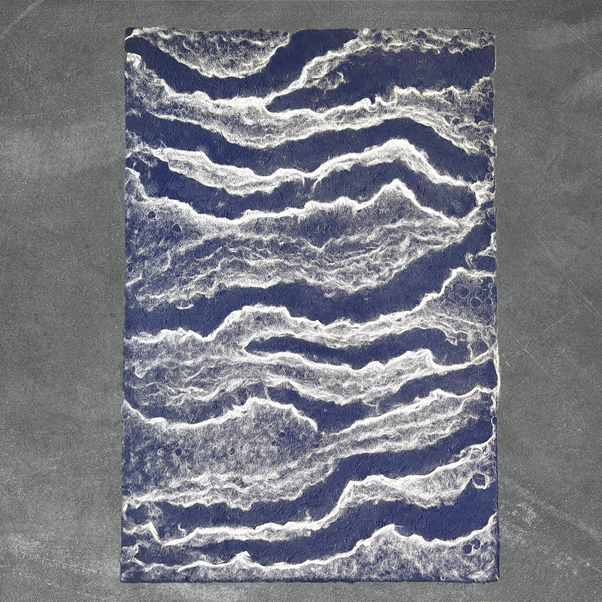 Ocean Script Handmade Kozo Paper (Blue) – Kozo Studio